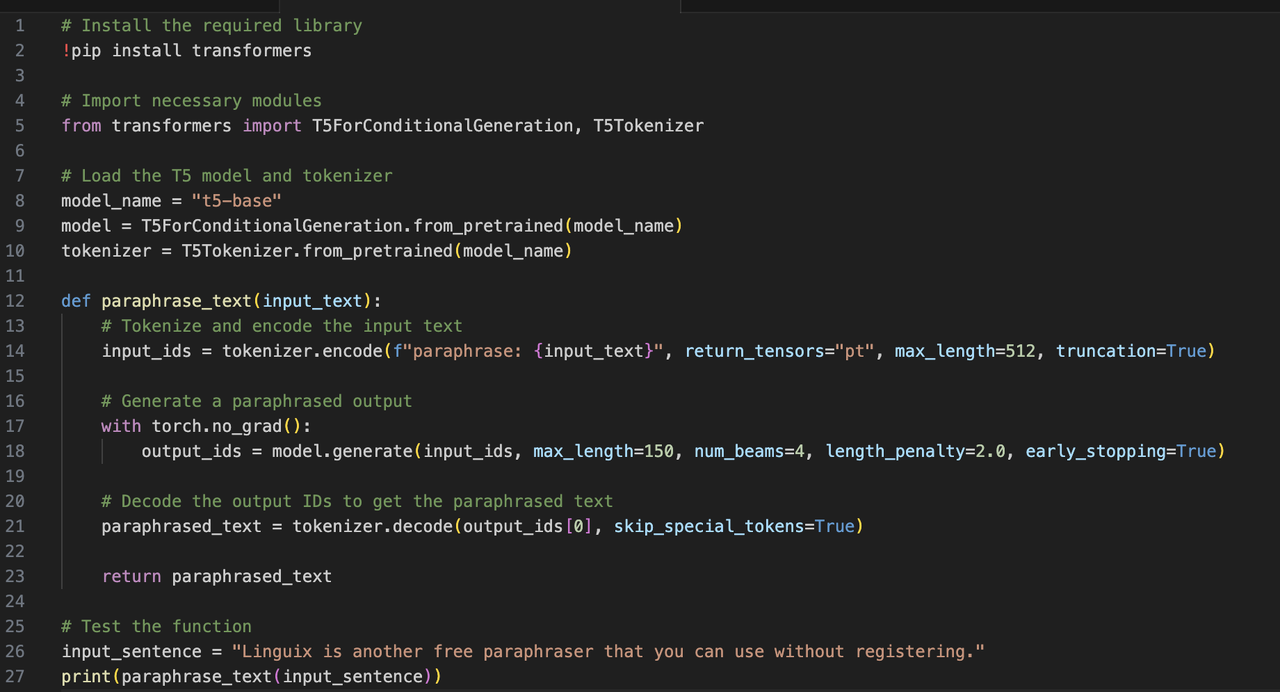 How to Paraphrase Text in Python Using NLP Libraries How to Paraphrase Text in Python Using NLP Libraries