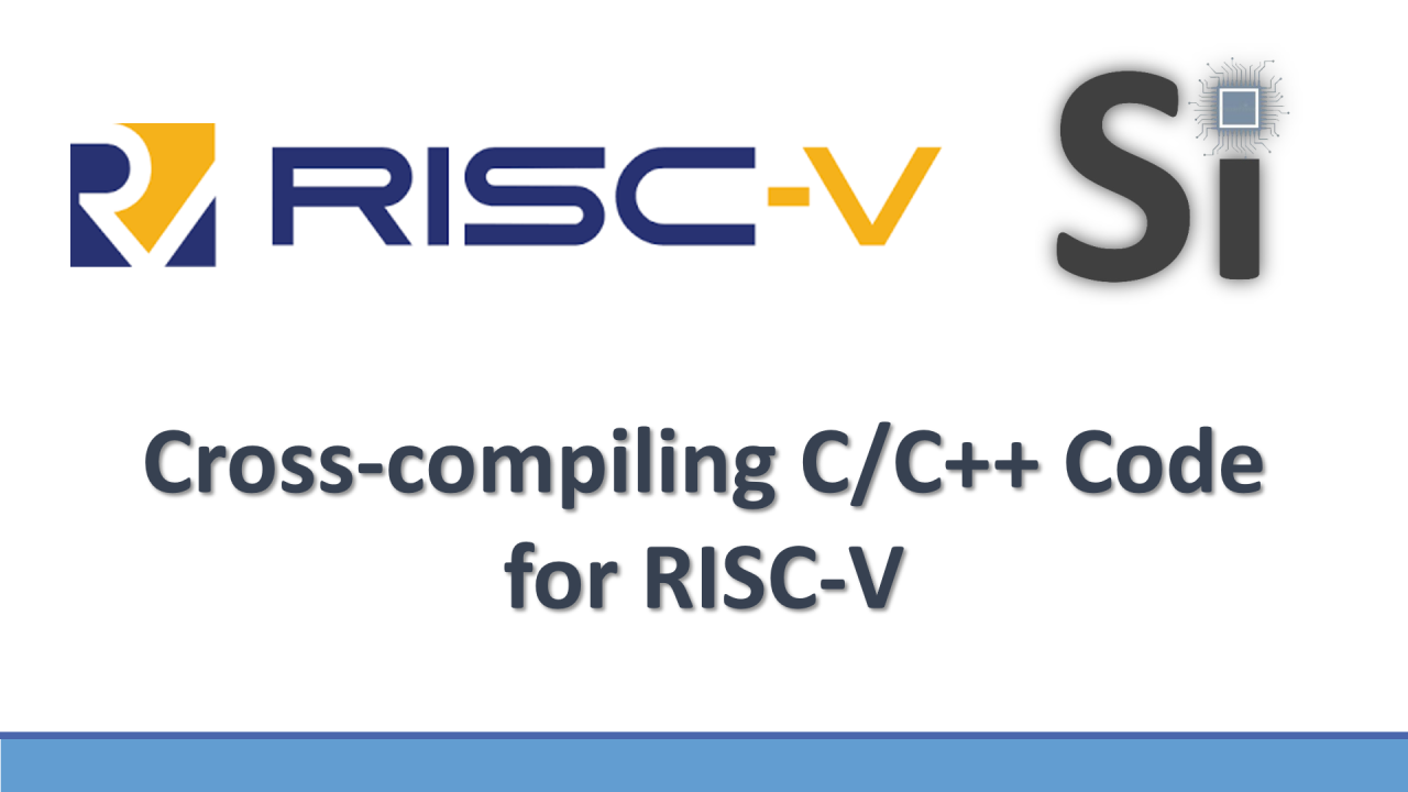 Compiling C/C++ Code for RISC-V Compiling C/C++ Code for RISC-V