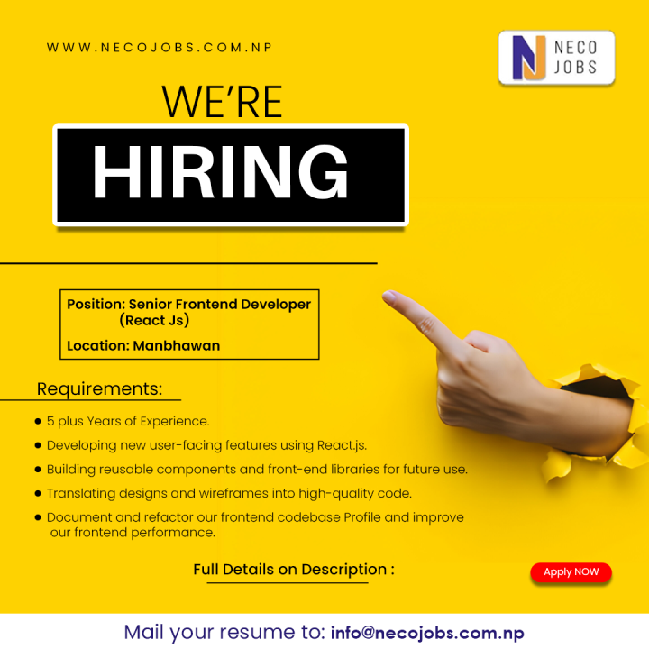 Senior Frontend Developer Senior Frontend Developer