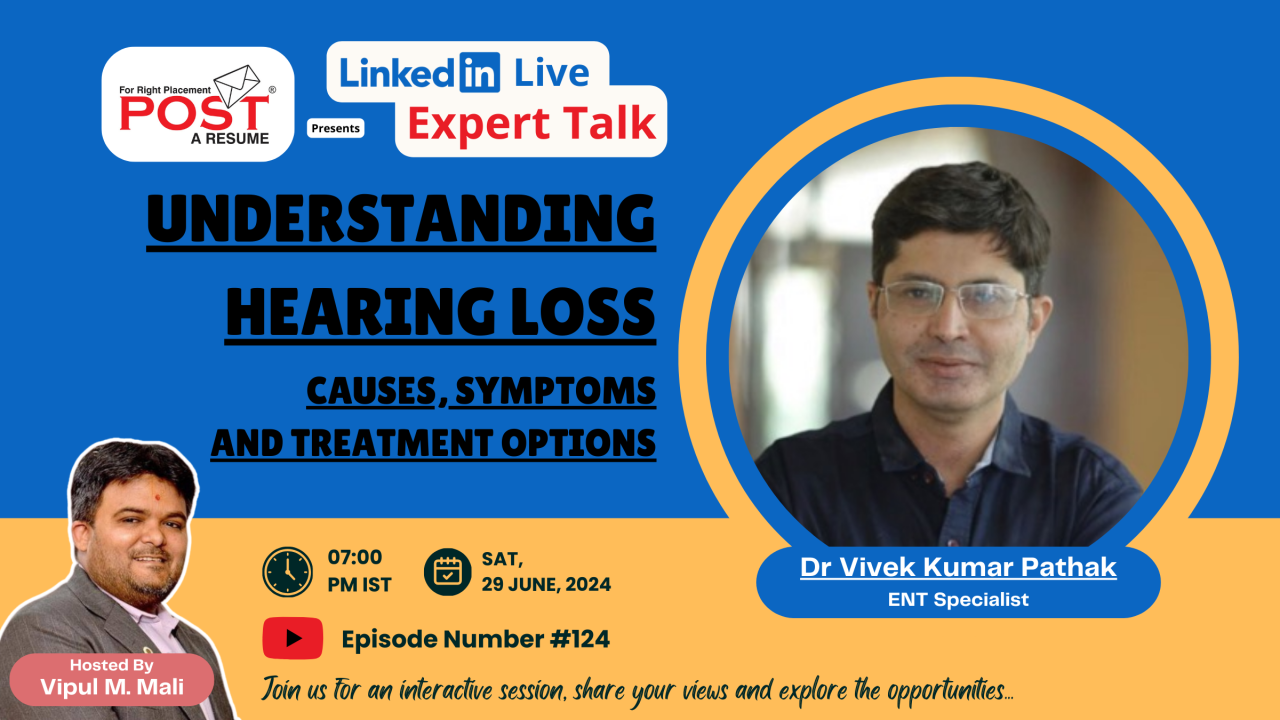 Expert Talk Ep. 124 with Dr Vivek Kumar Pathak on Understanding Hearing ... Expert Talk Ep. 124 with Dr Vivek Kumar Pathak on Understanding Hearing ...