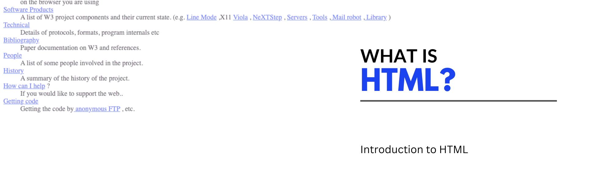 Introduction to HTML: The Foundation of Websites Introduction to HTML: The Foundation of Websites