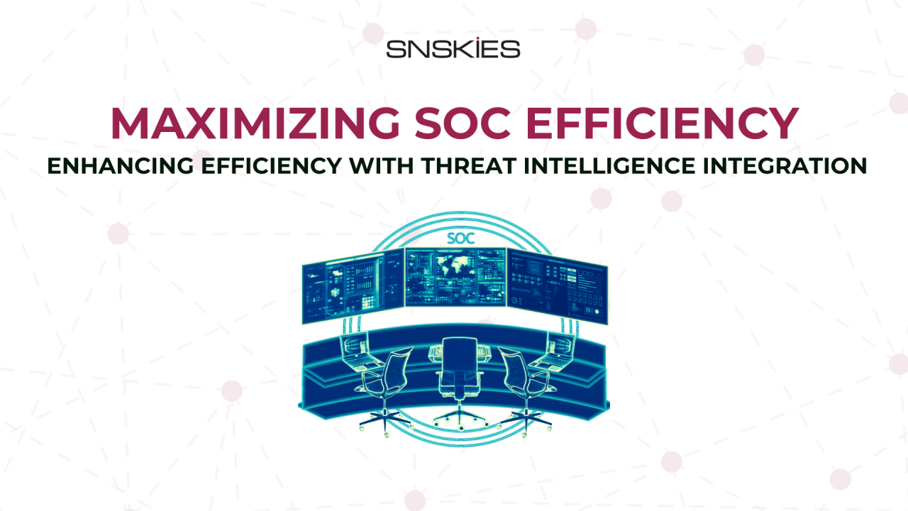Maximizing SOC Efficiency - Optimizing SOC Responses with Threat ... Maximizing SOC Efficiency - Optimizing SOC Responses with Threat ...