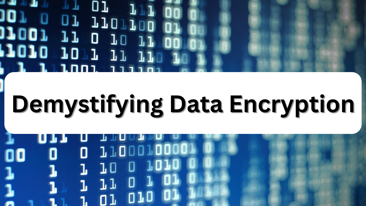Demystifying Data Encryption: Securing Your Digital Assets #37 Demystifying Data Encryption: Securing Your Digital Assets #37