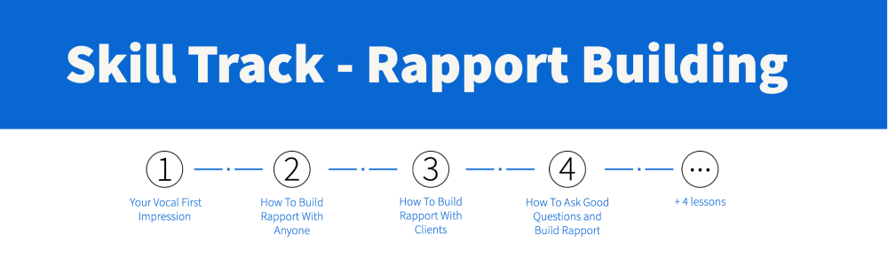 Skill Track - Rapport Building Skill Track - Rapport Building