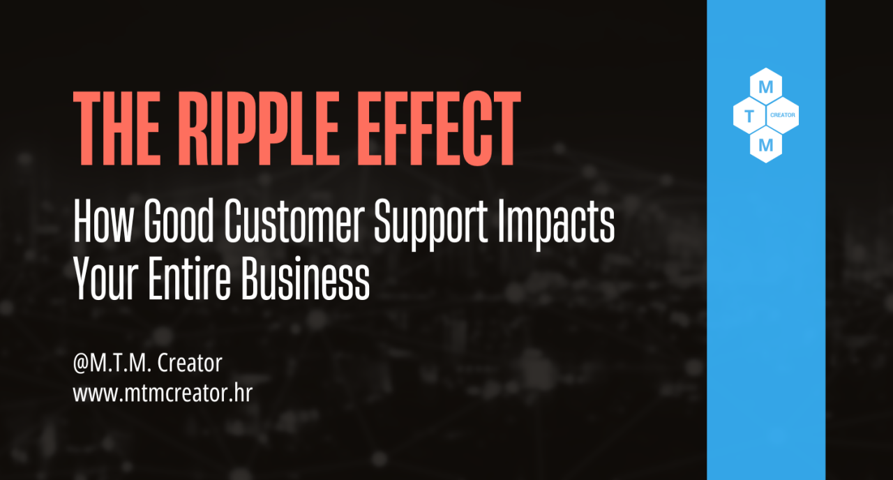 How Good Customer Support Impacts Your Entire Business How Good Customer Support Impacts Your Entire Business