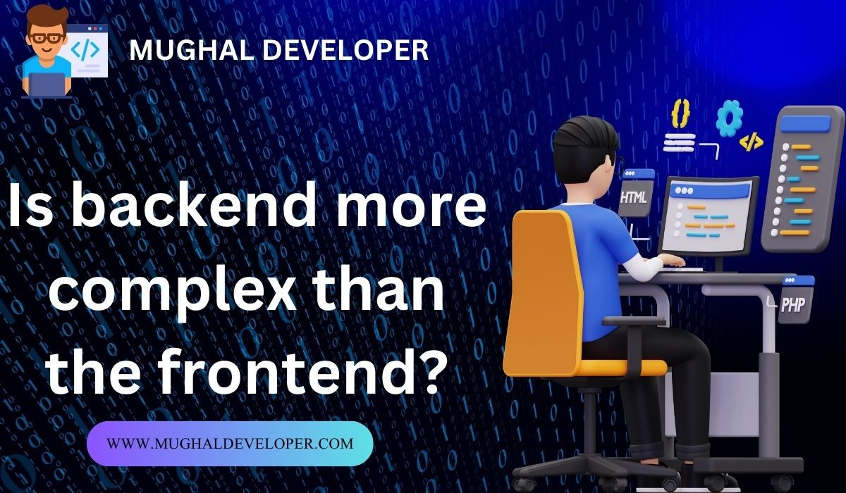 Is backend development really more difficult than frontend development? Is backend development really more difficult than frontend development?