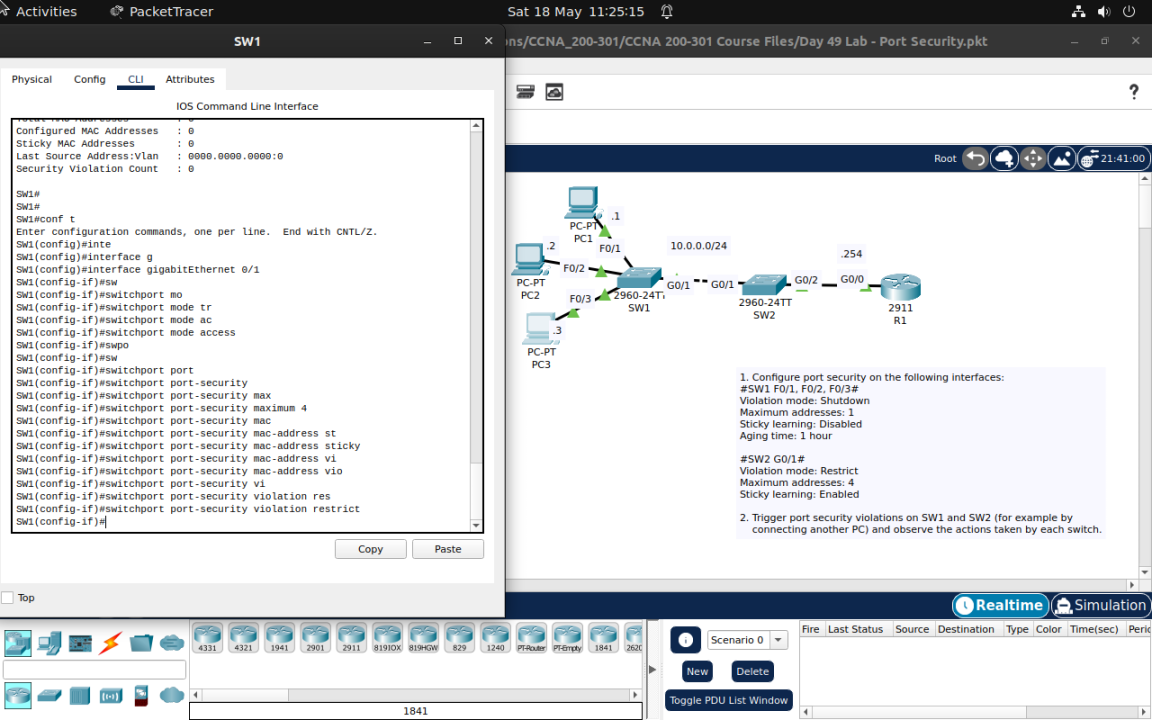 Enhancing Network Security: Implementing Port Security to Prevent L2 ... Enhancing Network Security: Implementing Port Security to Prevent L2 ...