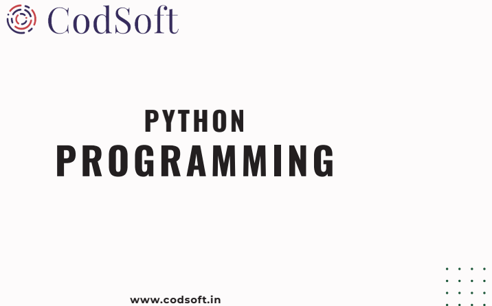 Just in - Here's my experience as a Python Programming intern with CodSoft. Just in - Here's my experience as a Python Programming intern with CodSoft.