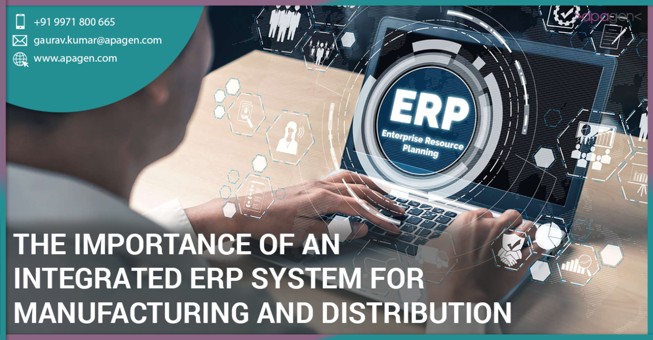 The Importance of an Integrated ERP System for Manufacturing and ... The Importance of an Integrated ERP System for Manufacturing and ...