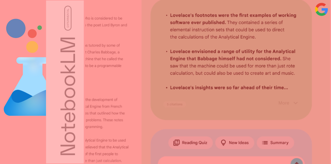 NotebookLM - GOOGLE LABS - INTELIGENCIA ARTIFICIAL NotebookLM - GOOGLE LABS - INTELIGENCIA ARTIFICIAL
