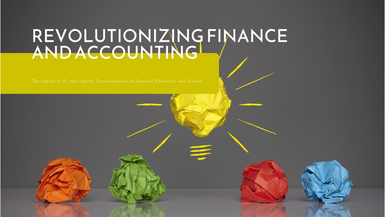 Revolutionizing Finance and Accounting: The Impact of AI and Digital ... Revolutionizing Finance and Accounting: The Impact of AI and Digital ...
