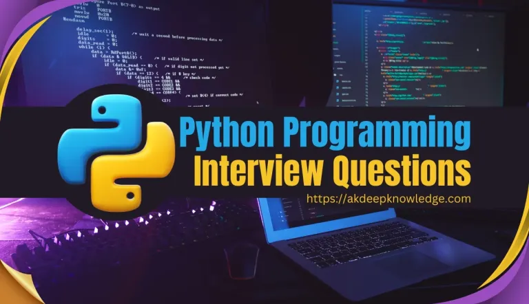 Python Programming Interview Questions Python Programming Interview Questions