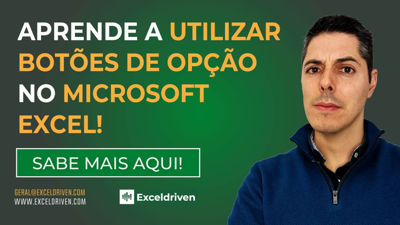 Aprende a utilizar botões de opção no Microsoft Excel! Aprende a utilizar botões de opção no Microsoft Excel!