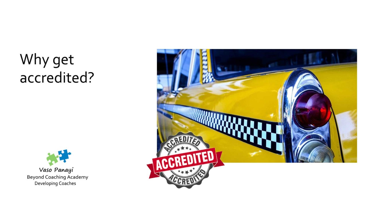 Why get accredited? Why get accredited?