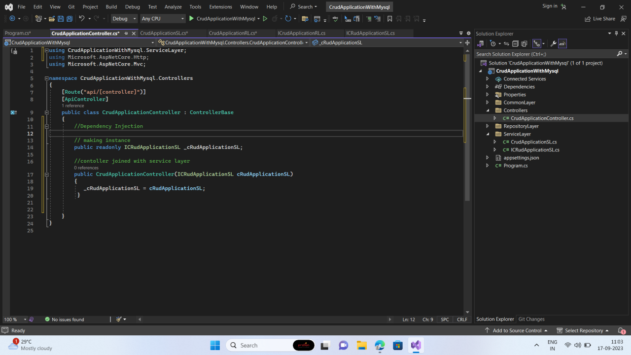 Dependency Injection In .Net Web Api Dependency Injection In .Net Web Api
