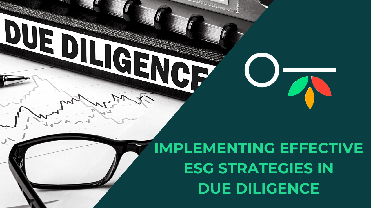 Implementing effective ESG strategies in Due Diligence Implementing effective ESG strategies in Due Diligence