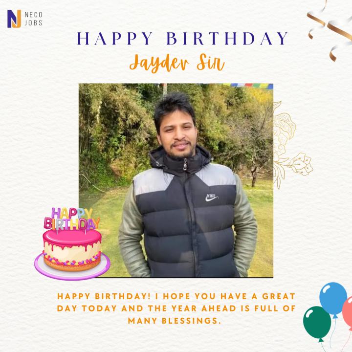 Happiest Birthday JD Sir, Happiest Birthday JD Sir,