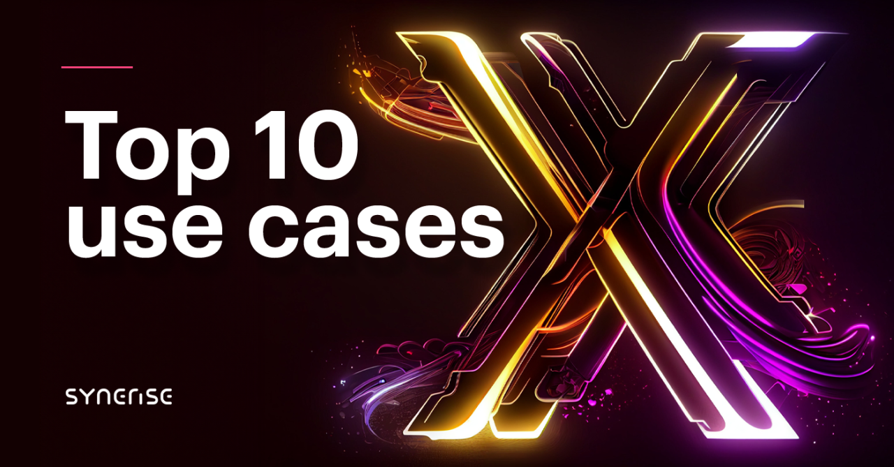 Top 10 use cases Top 10 use cases