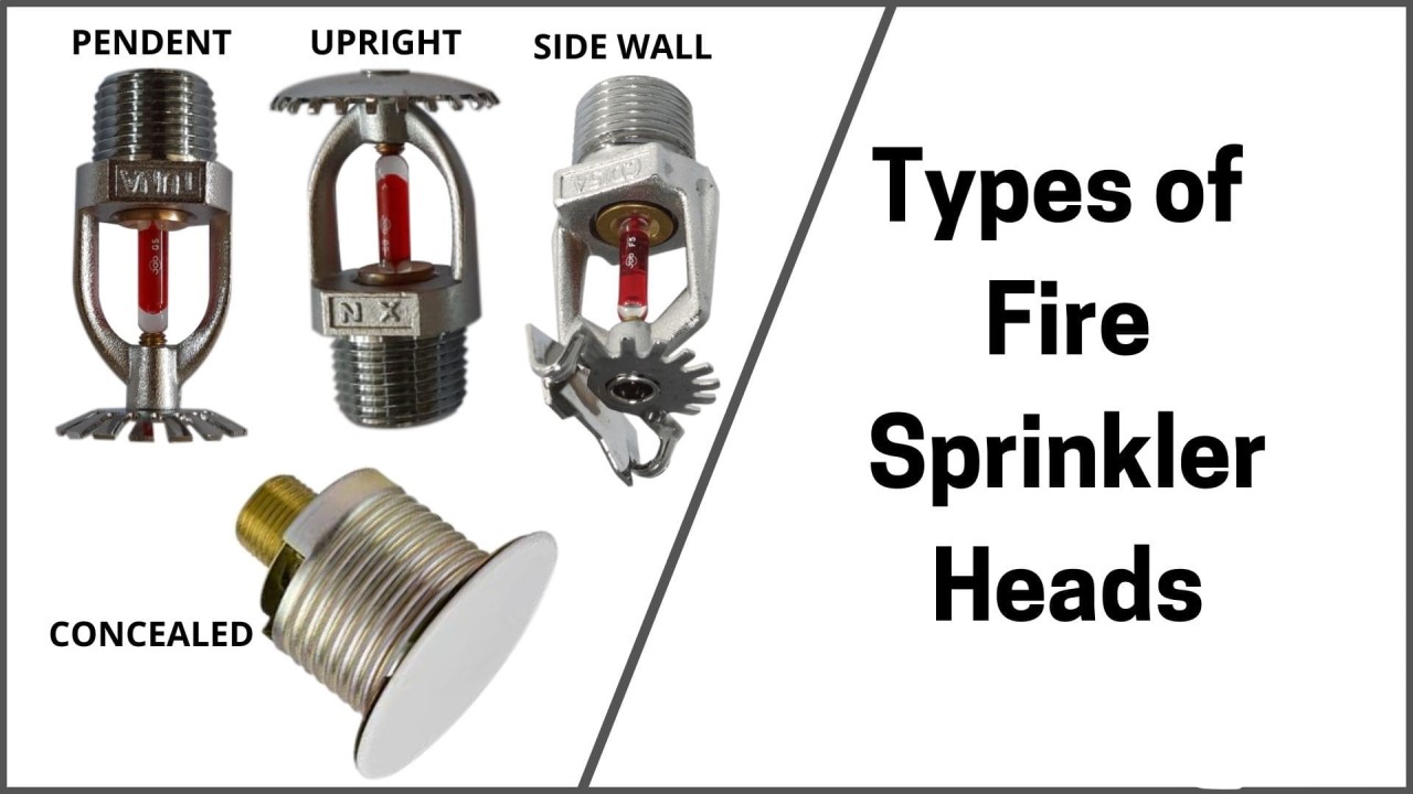 رشاشات الحريق Sprinklers Types رشاشات الحريق Sprinklers Types