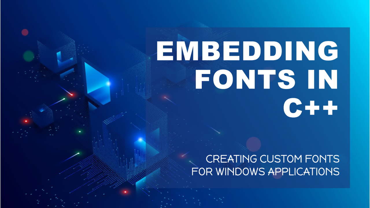 Embedding Fonts in C++Builder Static Builds and Qt Widgets. Embedding Fonts in C++Builder Static Builds and Qt Widgets.