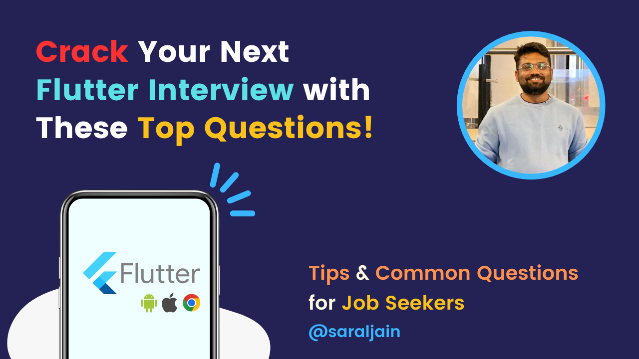 Crack Your Next Flutter Interview with These Top Questions! Crack Your Next Flutter Interview with These Top Questions!