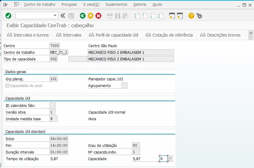 ESTRATÉGIA PARA CENTRO DE TRABALHO - SAP ESTRATÉGIA PARA CENTRO DE TRABALHO - SAP