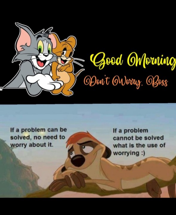 If the problem can't be solved, why worry? If the problem can't be solved, why worry?