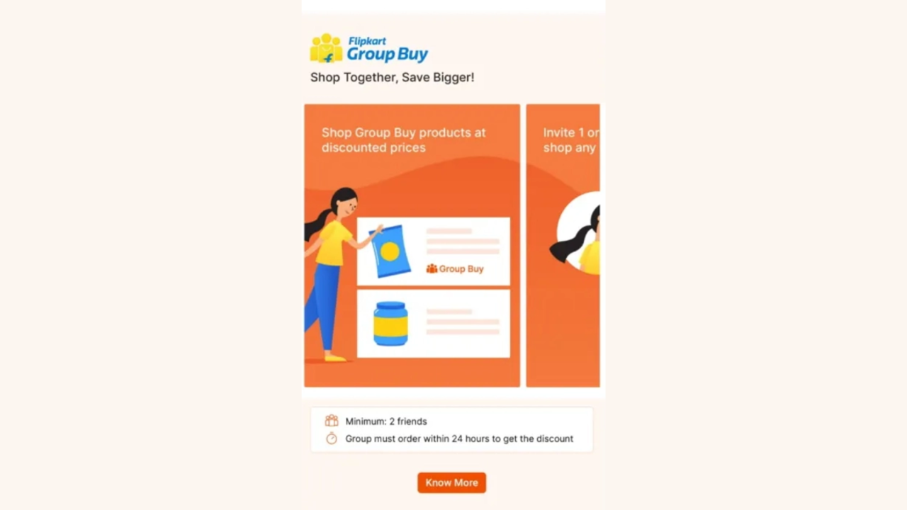 Flipkart Introduces Group buy option Flipkart Introduces Group buy option