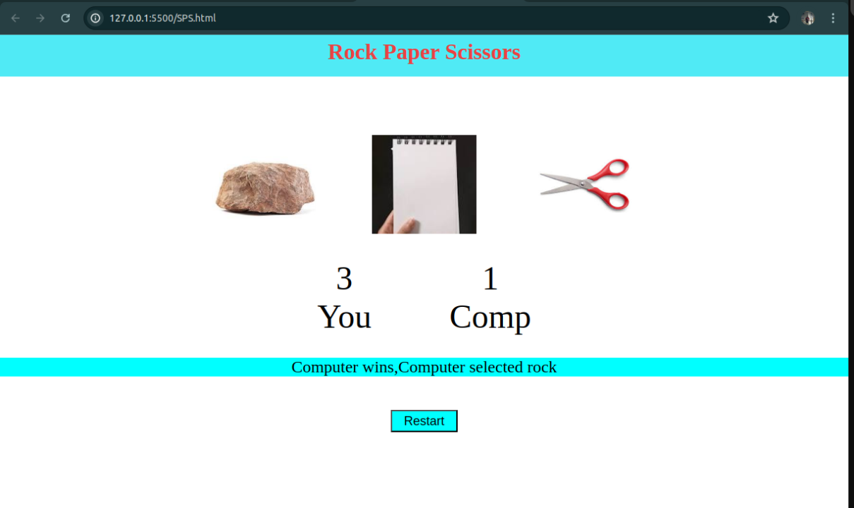 Building an Interactive Rock-Paper-Scissors Game with JavaScript Building an Interactive Rock-Paper-Scissors Game with JavaScript