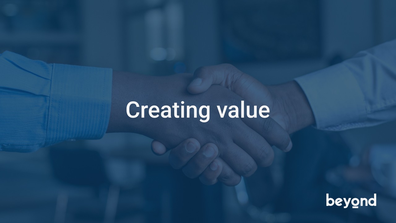 Generating value from investments Generating value from investments