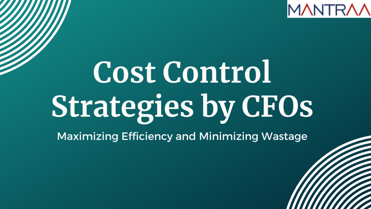 Cost Control Strategies by CFO: ‘Maximizing efficiency and minimizing ... Cost Control Strategies by CFO: ‘Maximizing efficiency and minimizing ...
