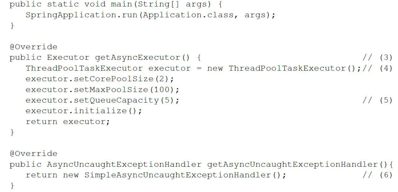 Configuring asynchronous support Configuring asynchronous support