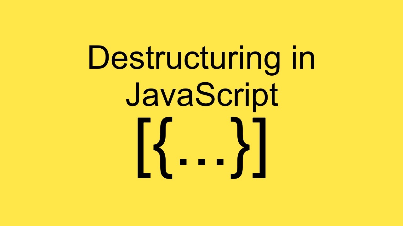 Le destructuring en JavaScript : une approche puissante pour manipuler ... Le destructuring en JavaScript : une approche puissante pour manipuler ...