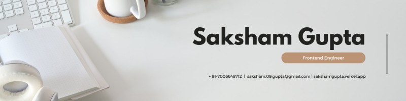 Saksham Gupta on LinkedIn: #javascript | 40 comments Saksham Gupta on LinkedIn: #javascript | 40 comments