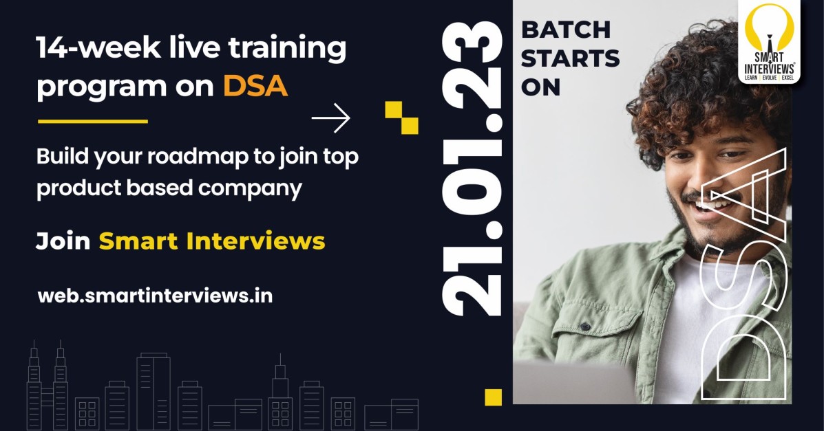 Smart Interviews on LinkedIn: Data Structures and Algorithms Course ... Smart Interviews on LinkedIn: Data Structures and Algorithms Course ...