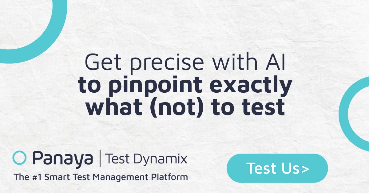 Panaya on LinkedIn: One platform for Real smart testing Panaya on LinkedIn: One platform for Real smart testing