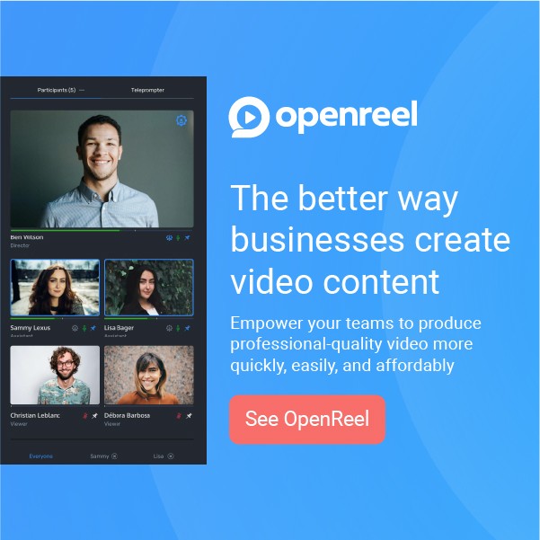 OpenReel on LinkedIn: Remote Video Capture OpenReel on LinkedIn: Remote Video Capture