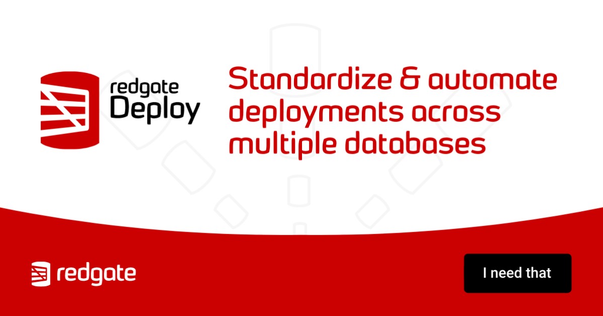 Redgate Software on LinkedIn: Automate database deployments across ... Redgate Software on LinkedIn: Automate database deployments across ...