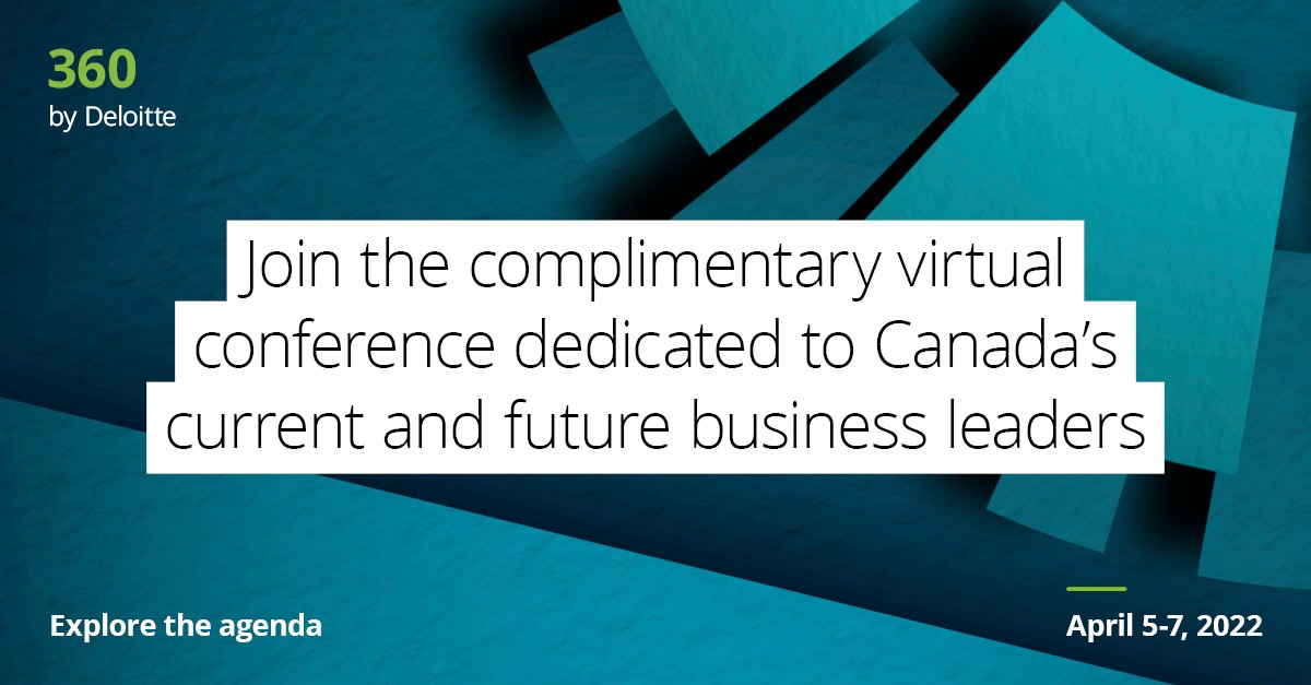 Deloitte on LinkedIn: Archived Event - 360 by Deloitte | April 2022 Deloitte on LinkedIn: Archived Event - 360 by Deloitte | April 2022