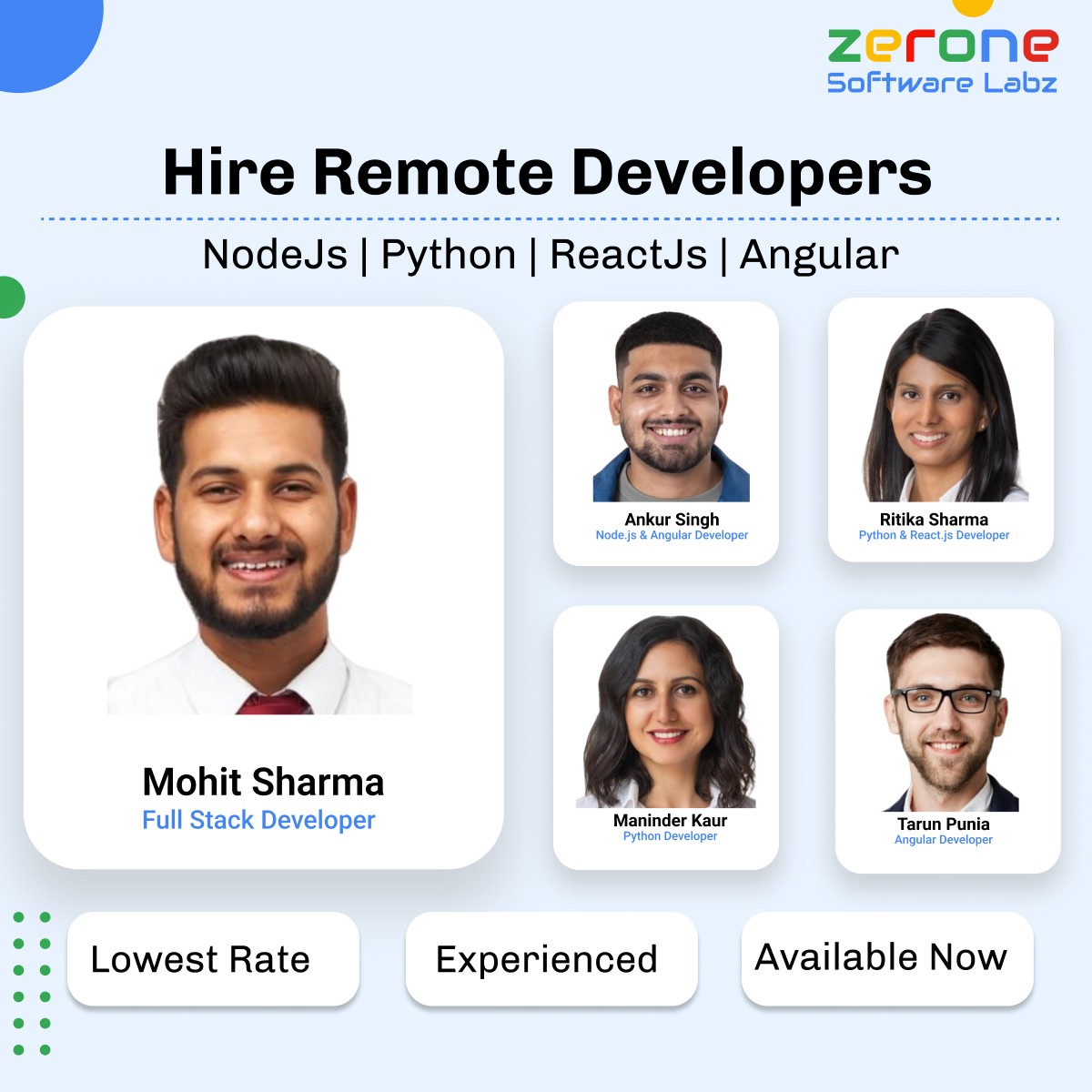 Zerone Software Labz on LinkedIn: #hire #reactjs #nodejs #python # ... Zerone Software Labz on LinkedIn: #hire #reactjs #nodejs #python # ...