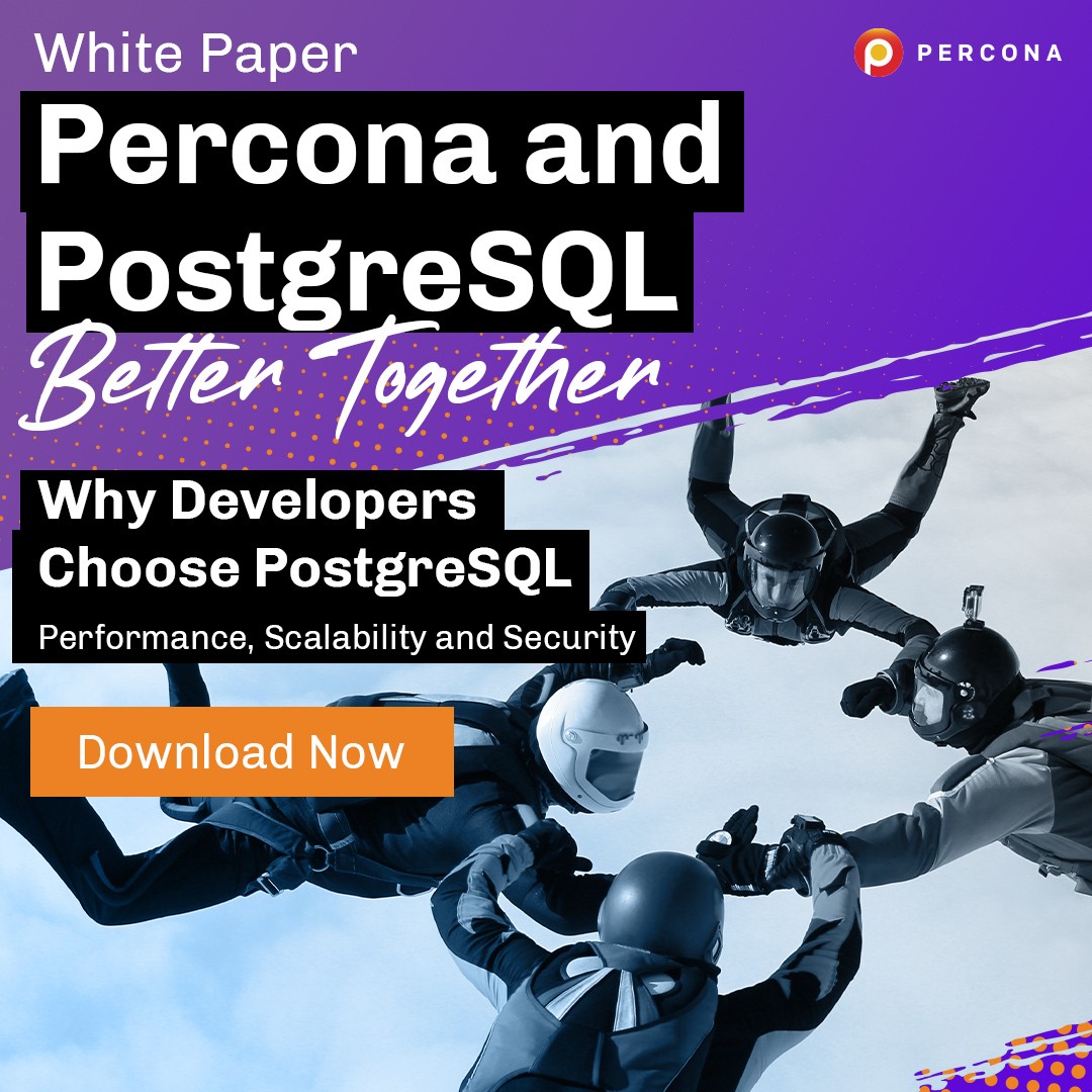 Percona on LinkedIn: Why Developers Choose Percona for PostgreSQL Percona on LinkedIn: Why Developers Choose Percona for PostgreSQL
