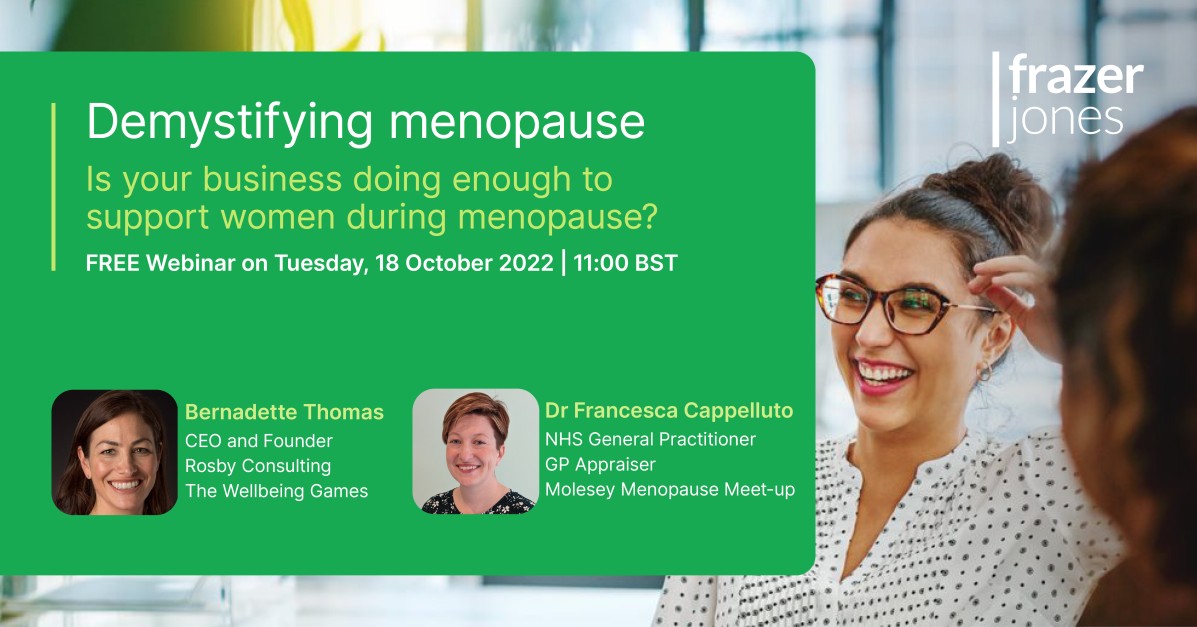 Frazer Jones on LinkedIn: Demystifying menopause Frazer Jones on LinkedIn: Demystifying menopause