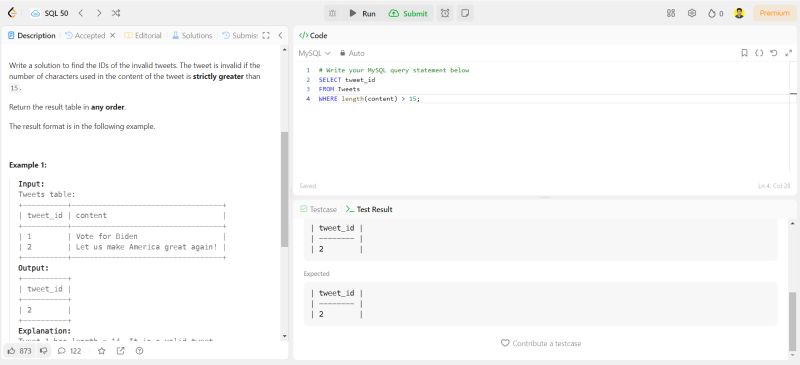 Day 5 of SQL Question Challenge on LeetCode | Mayank Khare posted on ... Day 5 of SQL Question Challenge on LeetCode | Mayank Khare posted on ...