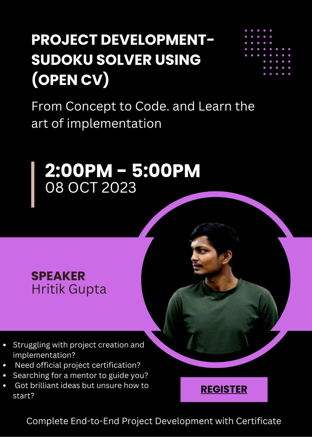 Hritik Gupta on LinkedIn: #projectsuccess #webinar #codingjourney # ... Hritik Gupta on LinkedIn: #projectsuccess #webinar #codingjourney # ...