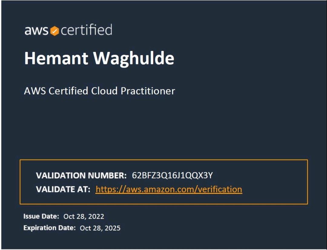Hemant Waghulde on LinkedIn: #cloud #aws | 18 comments Hemant Waghulde on LinkedIn: #cloud #aws | 18 comments