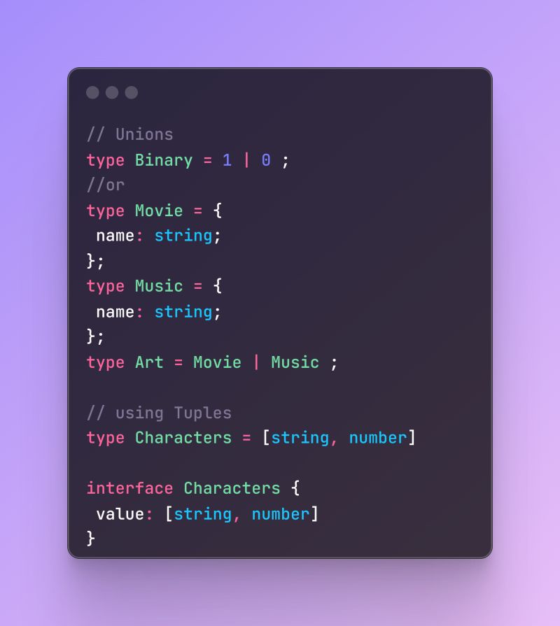 Siyavash Khani on LinkedIn: #typescript #javascript #tuple Siyavash Khani on LinkedIn: #typescript #javascript #tuple