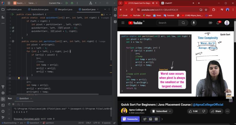 Mahesh Sanap on LinkedIn: #dsa #quicksort #javaprogramming # ... Mahesh Sanap on LinkedIn: #dsa #quicksort #javaprogramming # ...