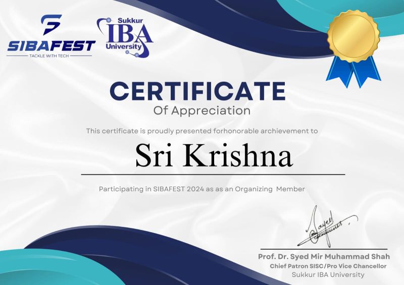Sri Krishna Devi on LinkedIn: #sibafest2024 #recognition #grateful # ... Sri Krishna Devi on LinkedIn: #sibafest2024 #recognition #grateful # ...