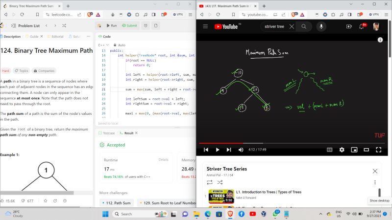 Thanking Raj Vikramaditya (#striver) for clear explanations | Jatin ... Thanking Raj Vikramaditya (#striver) for clear explanations | Jatin ...