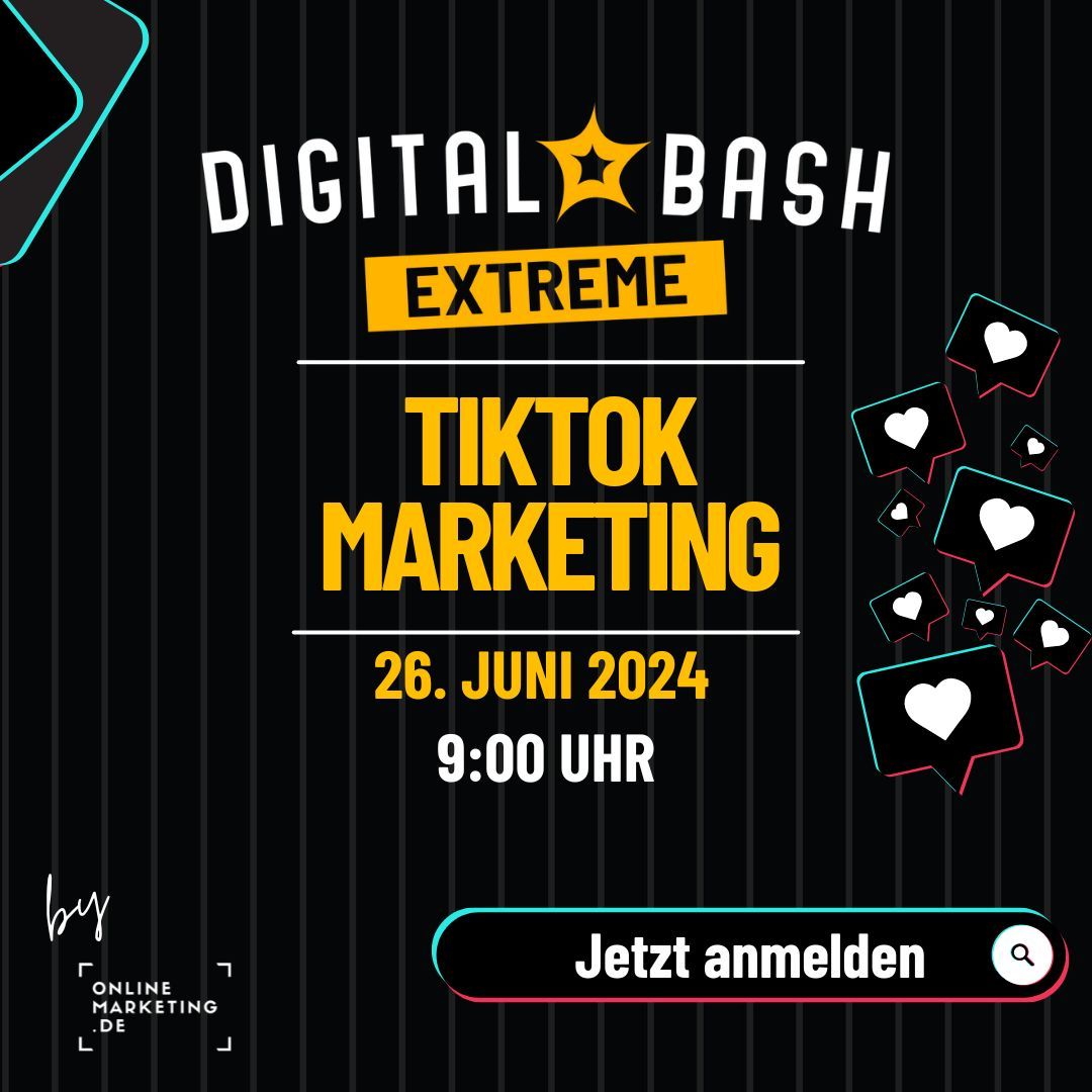 Digital Bash auf LinkedIn: #digitalbash #digitalbashextreme #tiktok Digital Bash auf LinkedIn: #digitalbash #digitalbashextreme #tiktok